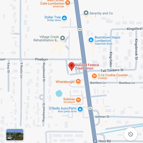DuGood Federal Credit Union Branch in Lumberton Texas