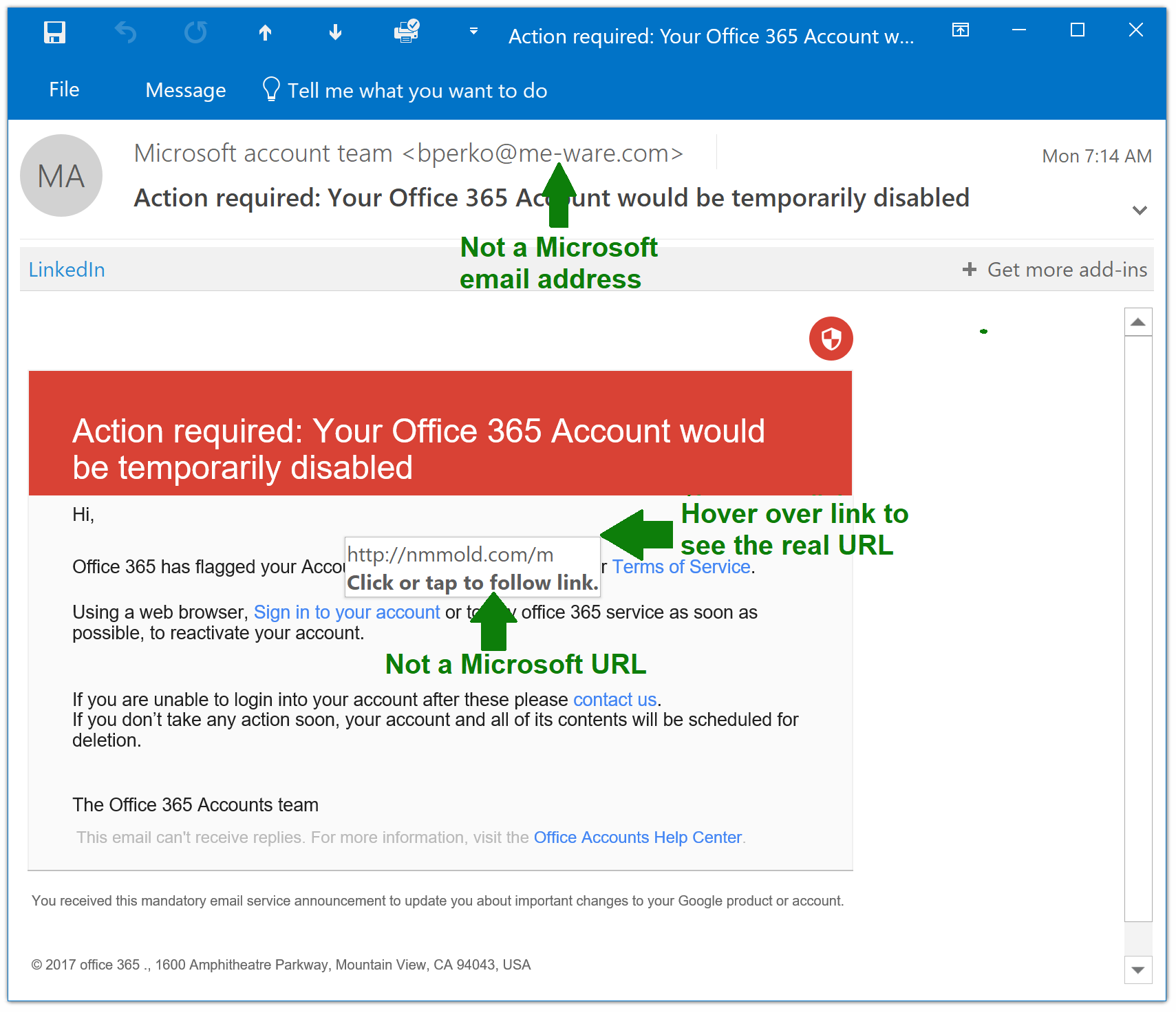 Relentless Spammers Phish Office 365 Users